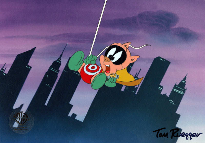Tiny Toon Adventures Original Production Cel Signed by Tom Ruegger: Ha ...