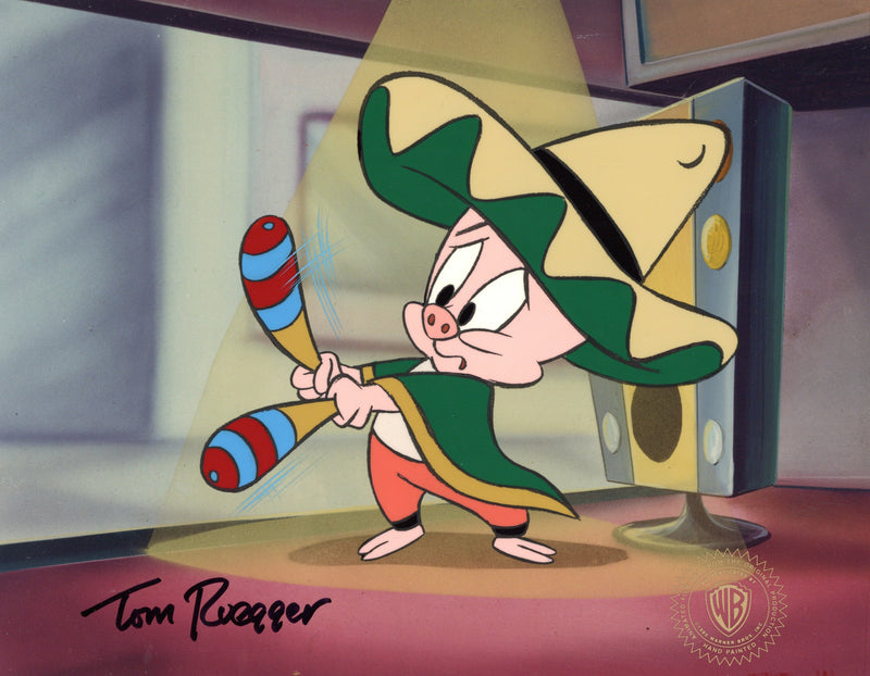 Tiny Toon Adventures Original Production Cel Signed by Tom Ruegger: Ha ...