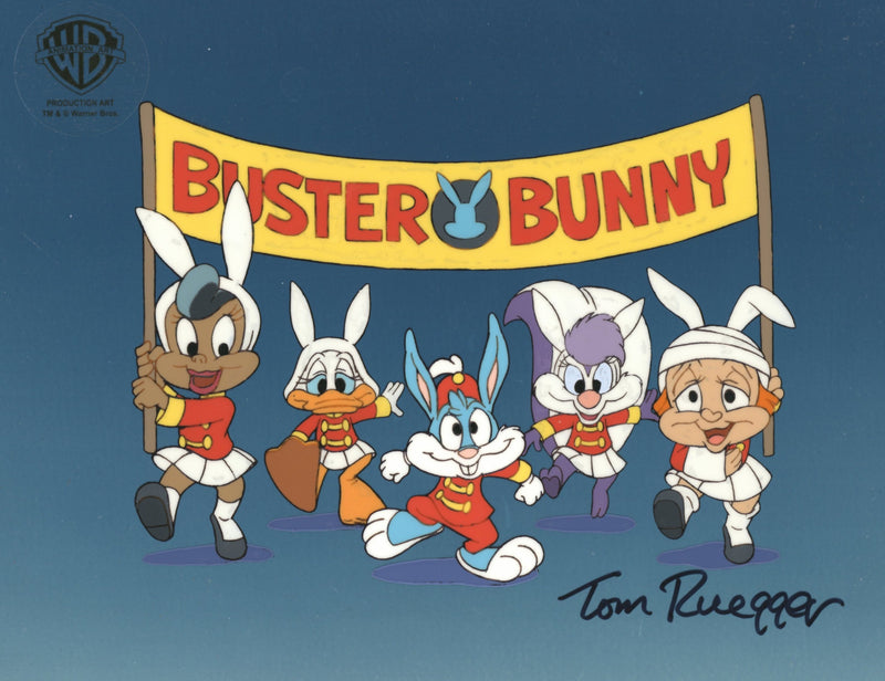 Tiny Toon Adventures Original Production Cel Signed by Tom Ruegger: Ti ...