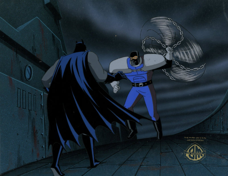 Batman The Animated Series Original Production Cel On Original Backgro ...