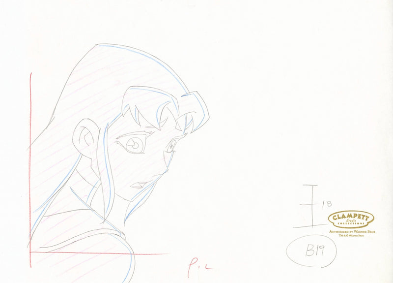 Teen Titans Original Production Drawing: Starfire – Choice Fine Art