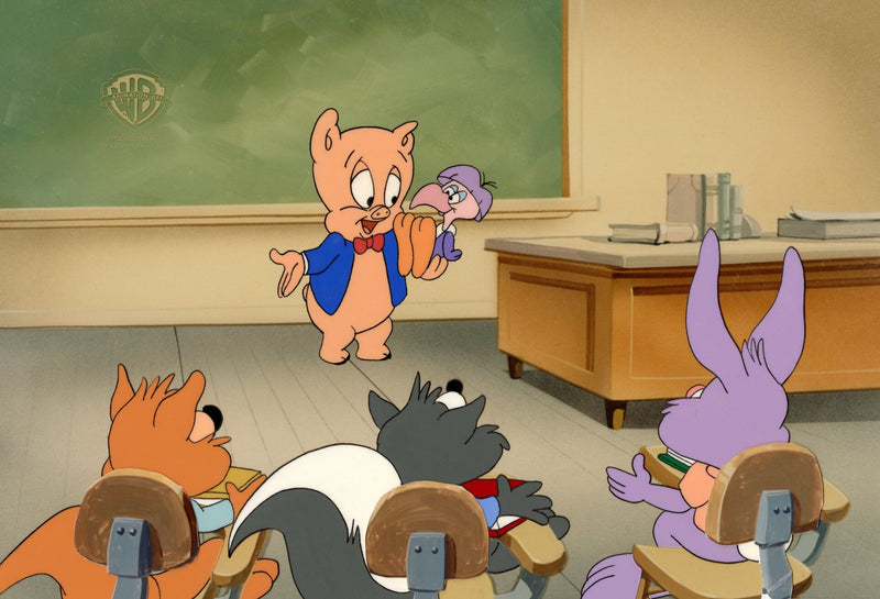Tiny Toons Original Production Cel: Porky Pig, Concord Condor – Choice ...