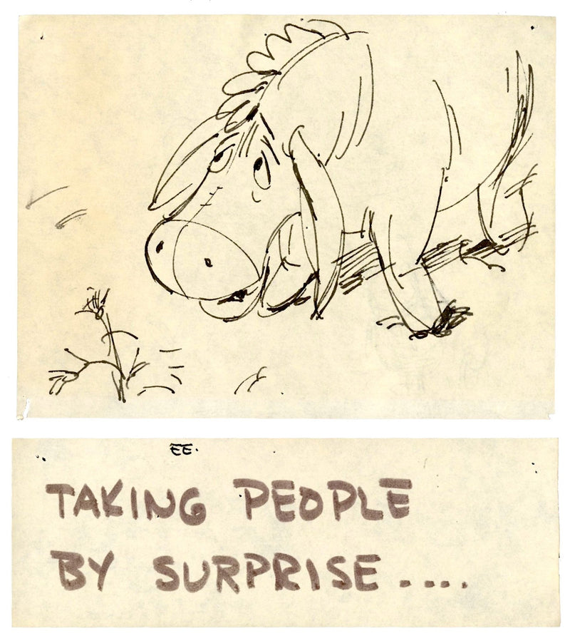Winnie the Pooh and Tigger Too Original Storyboard with Dialogue Tag ...