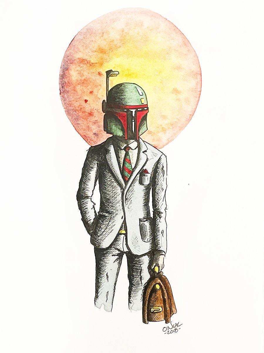 Boba Fett Drawing